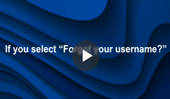 Forgot your username